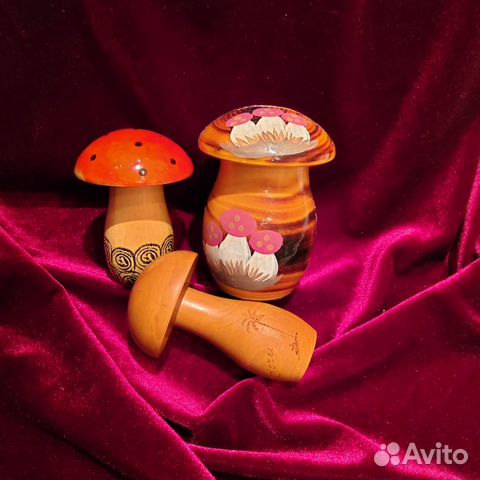 Грибок игольница для штопки самшит копилка купить в Москве | Хобби и ...