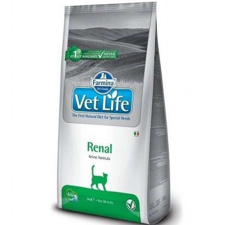Farmina Renal 2кг для кошек сухой корм