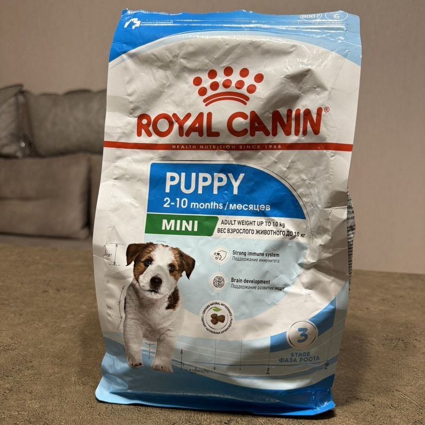 Корм для собак royal canin puppy mini и kaiser