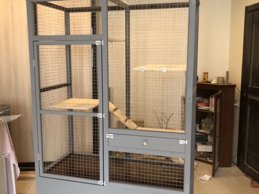 Вольер для попугая грызунов