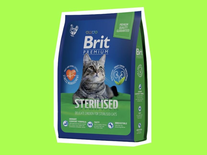 Сухой корм для кошек Brit Premium Cat Sterilised