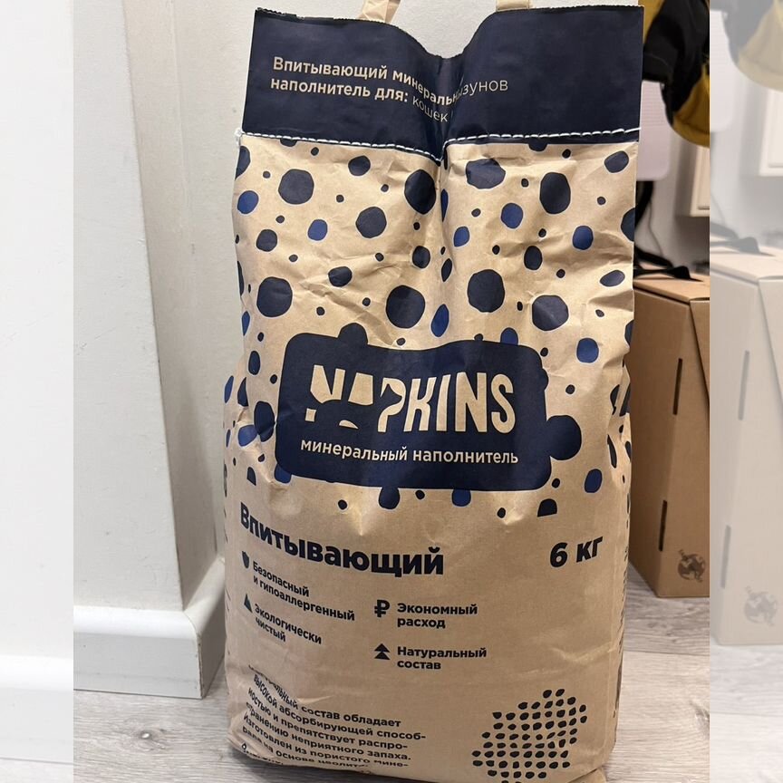 Наполнитель минеральный napkins 6 кг