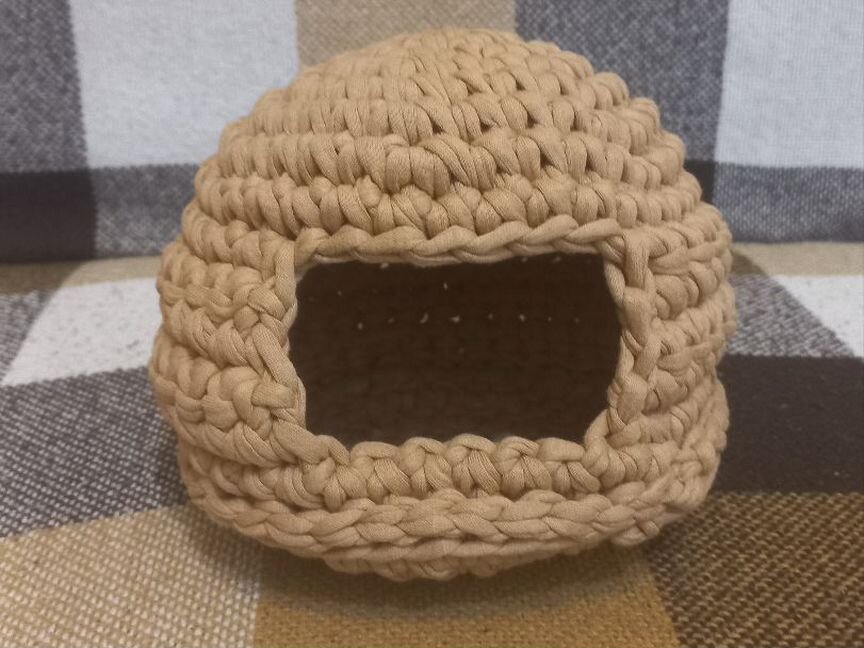 Вязаный домик для грызунов