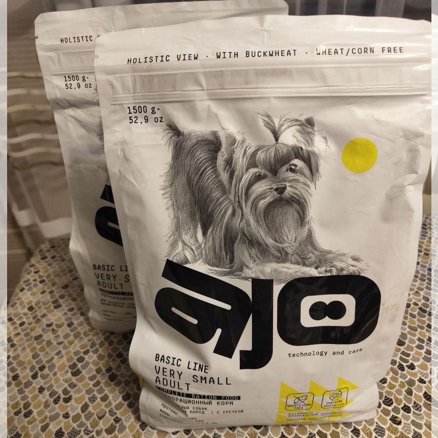 Корм для собак ajo 1.5 кг