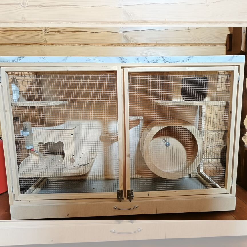 Клетка для шиншиллы, белок