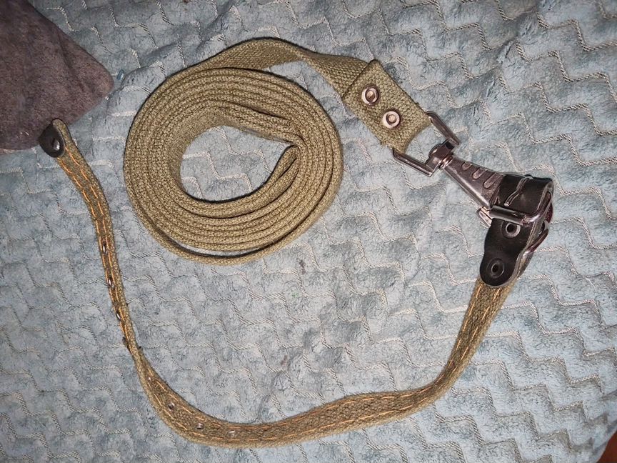 Ошейник с поводком бу