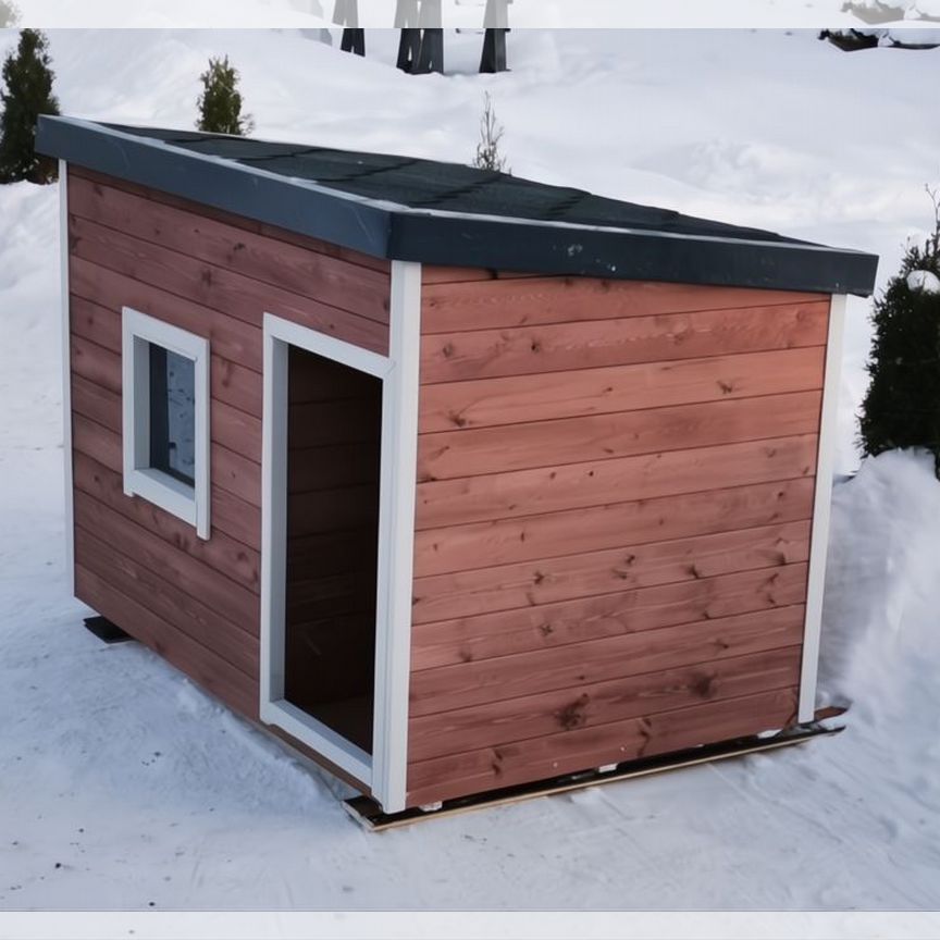 Будка для собаки утепленная