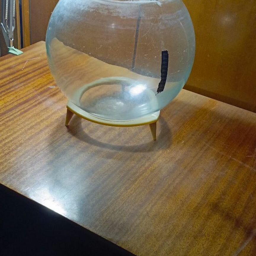 Аквариум шар из СССР на подставке