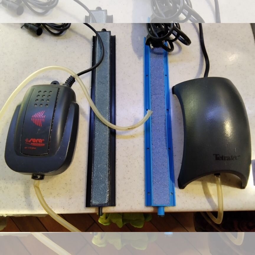 Tetratec Asp 150 и Sera 110 plus компрессор