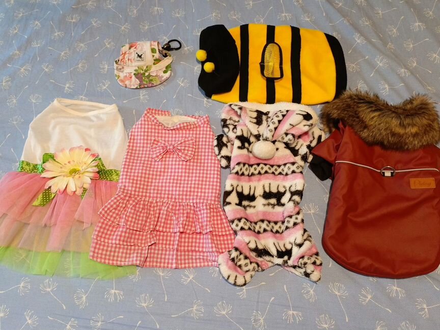 Пакет одежды для собак 5 шт. на маленькую собаку