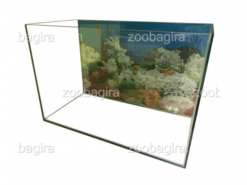 Аквариум Прямоугольный с фоном
