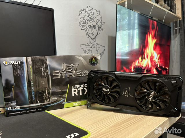 Palit RTX 3070 8gb jetstream видеокарта купить в Кургане | Электроника ...