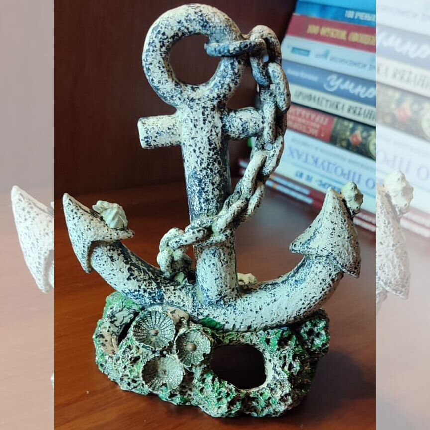 Якорь большой для аквариума