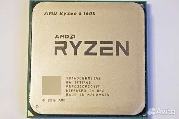 Процессор amd ryzen 5 1600 купить в Москве | Электроника | Авито