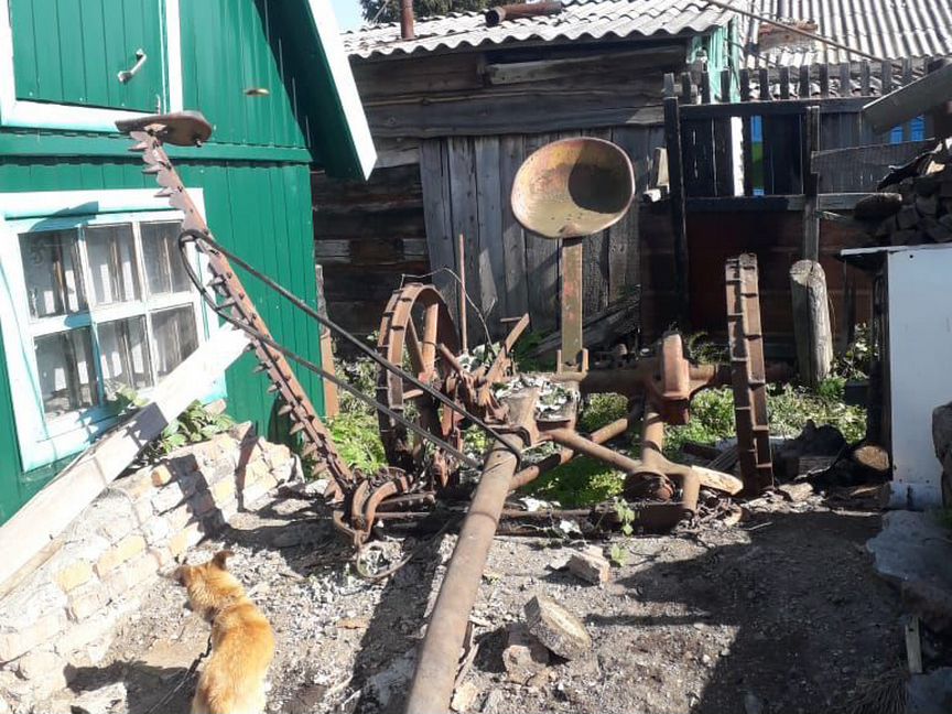 Сено косилка конная