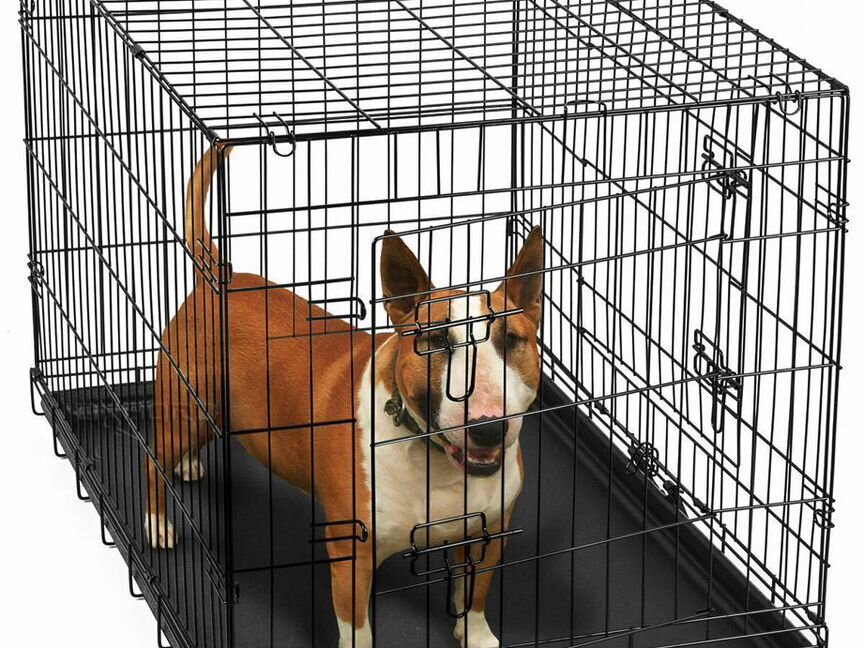 Клетка для животных Dogland, 2 двери, 91 х 58 х 66