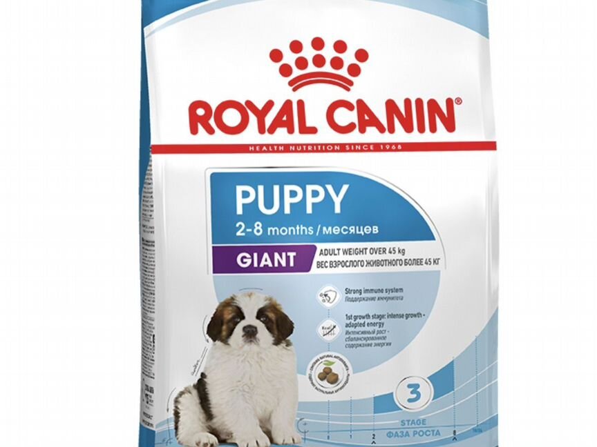 Сухой корм для щенков крупных пород Royal Canin