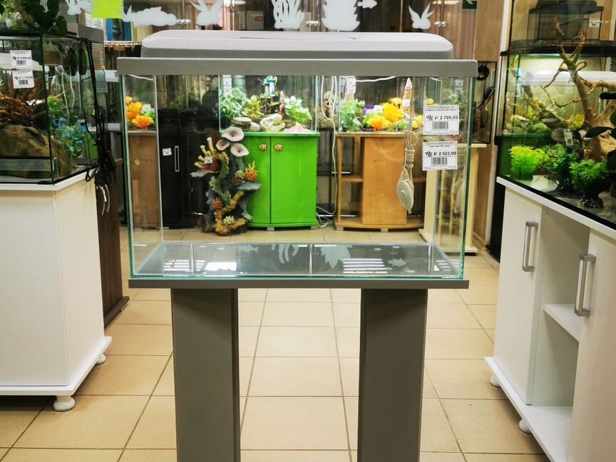 Аквариум 45л серый