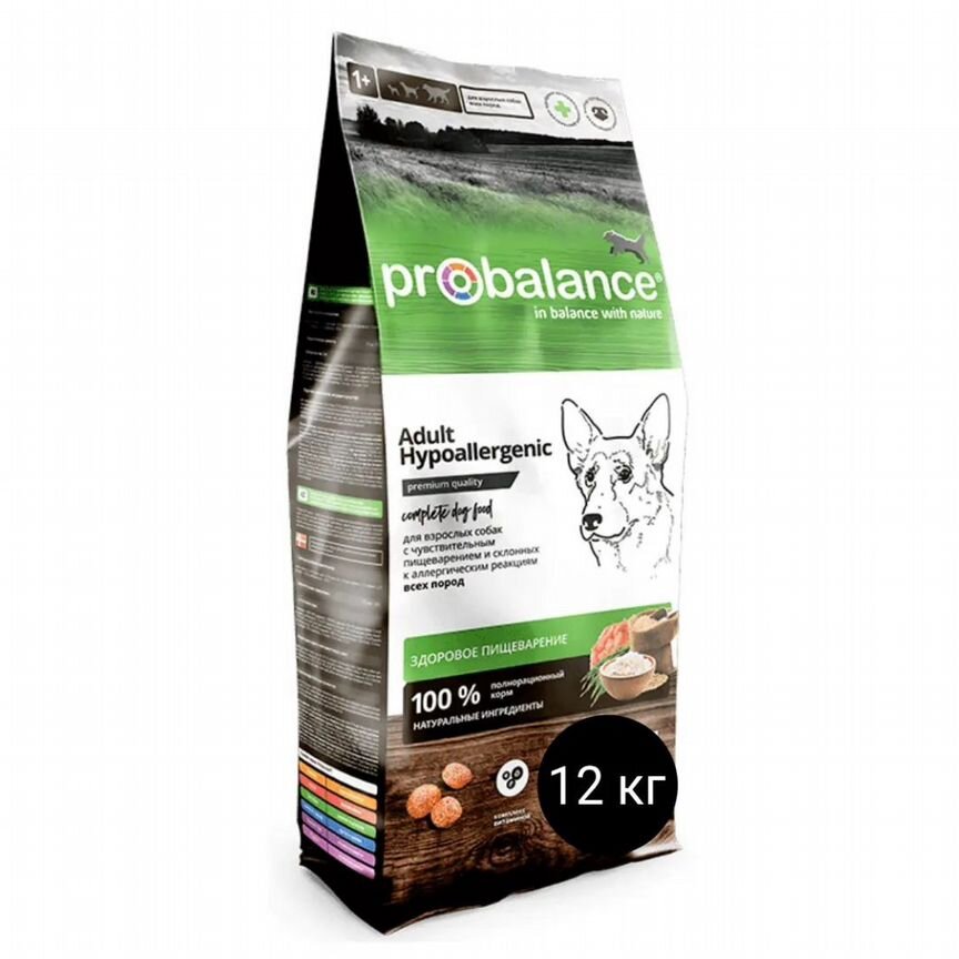 ProBalance Гипоаллергенный для собак 12кг