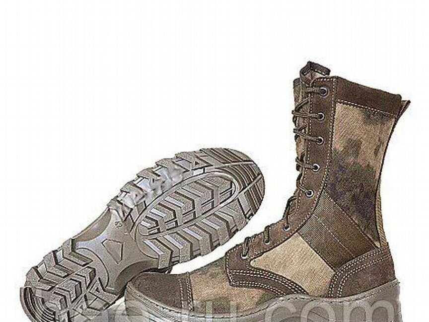 Ботинки пчеловода с высокими берцами Хаки (кожа и