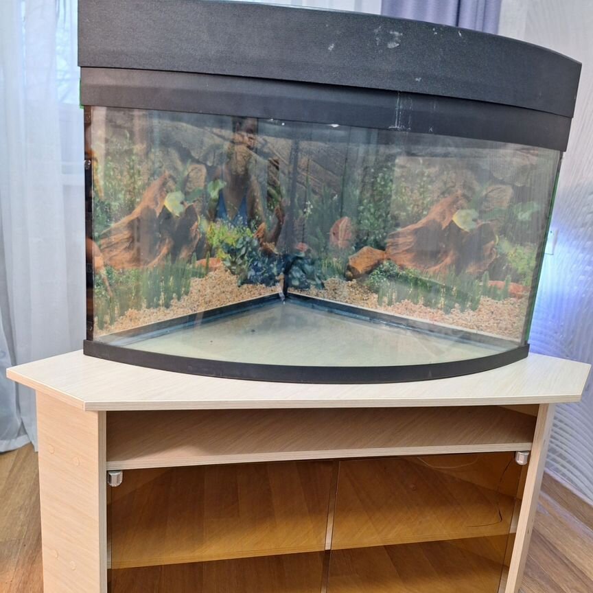 Аквариум с тумбой 140