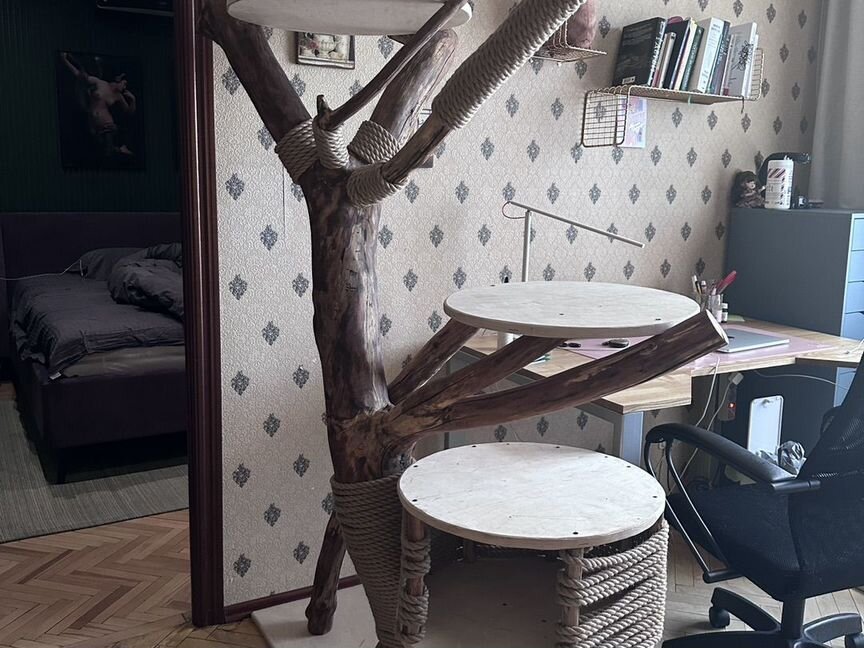 Дерево-дом для кошек 175 см