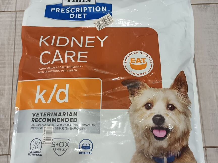 Корм для собак hills kidney care k/d