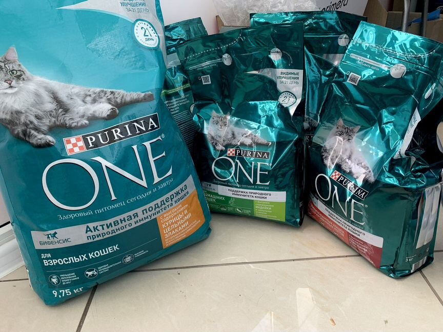 Кошачий корм Purina one. 3кг