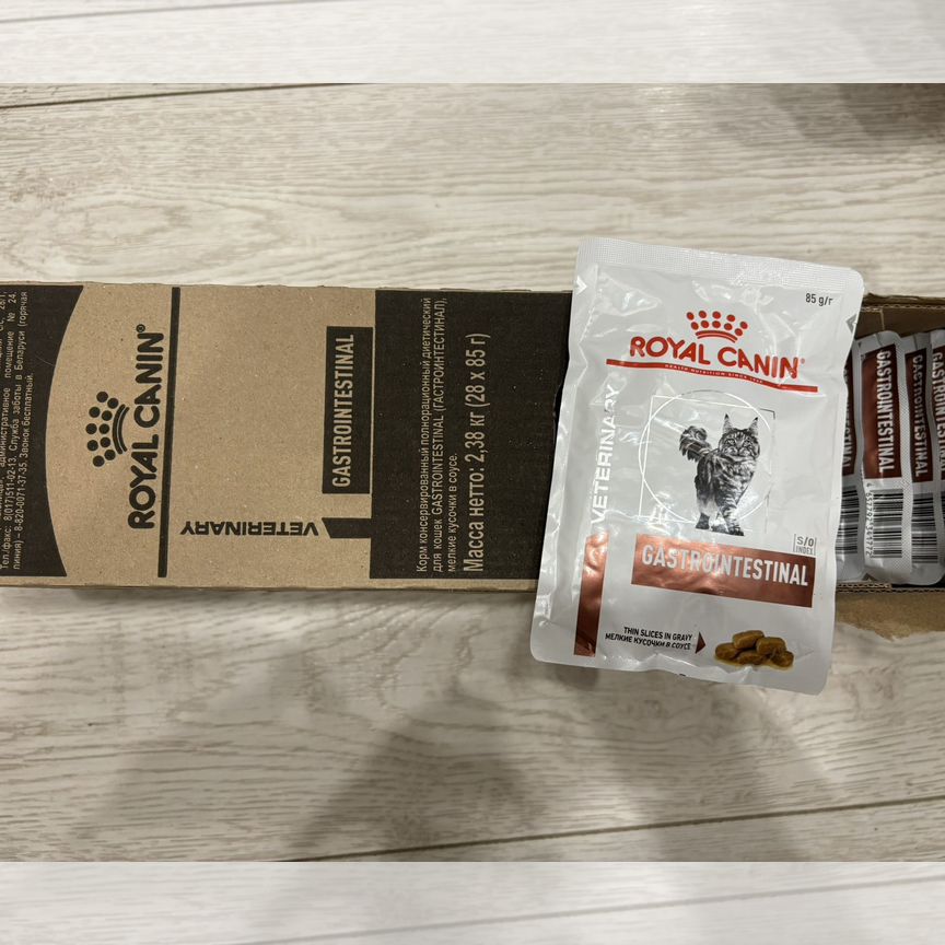 Royal canin gastrointestinal 23 шт в соусе