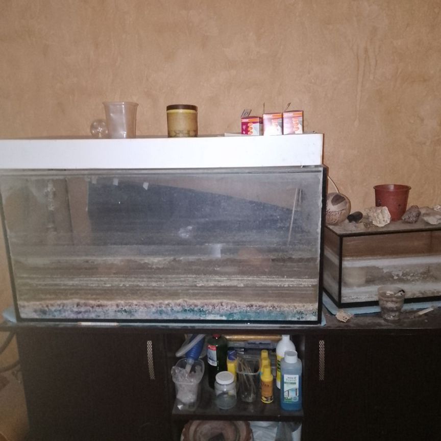 Аквариумы с тумбой бу