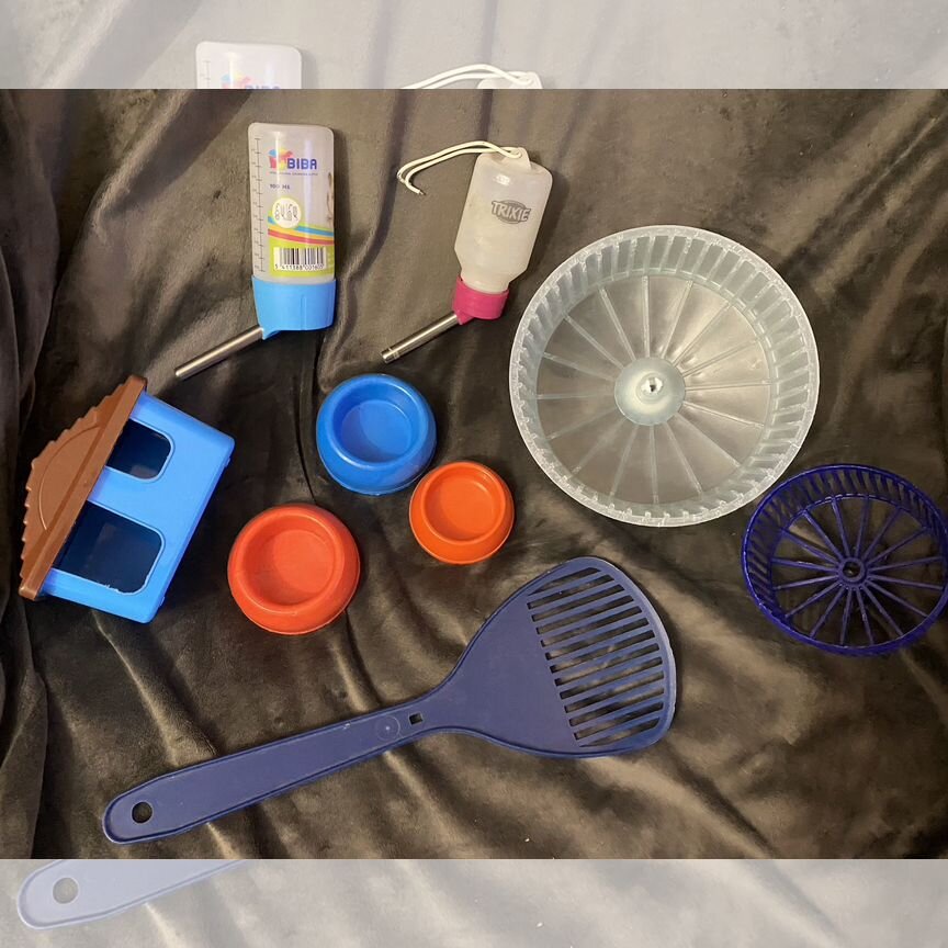 Набор необходимых принадлежностей для хомячков