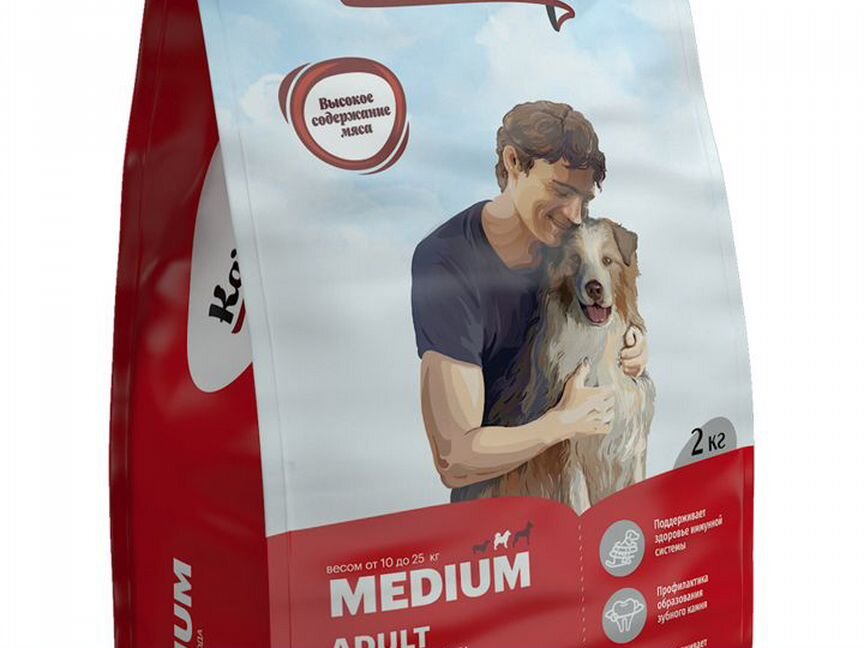 Сухой корм Karmy Medium Adult (индейка)