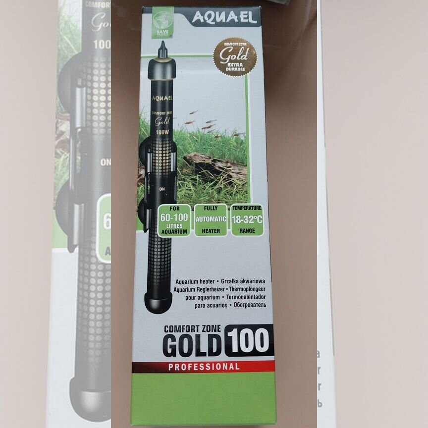 Стеклянный аквариумный обогреватель