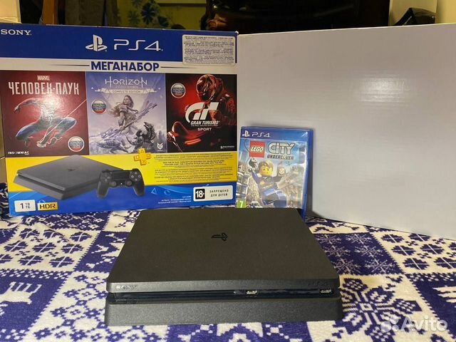 Sony playstation 4 slim 1tb купить в Москве | Электроника | Авито