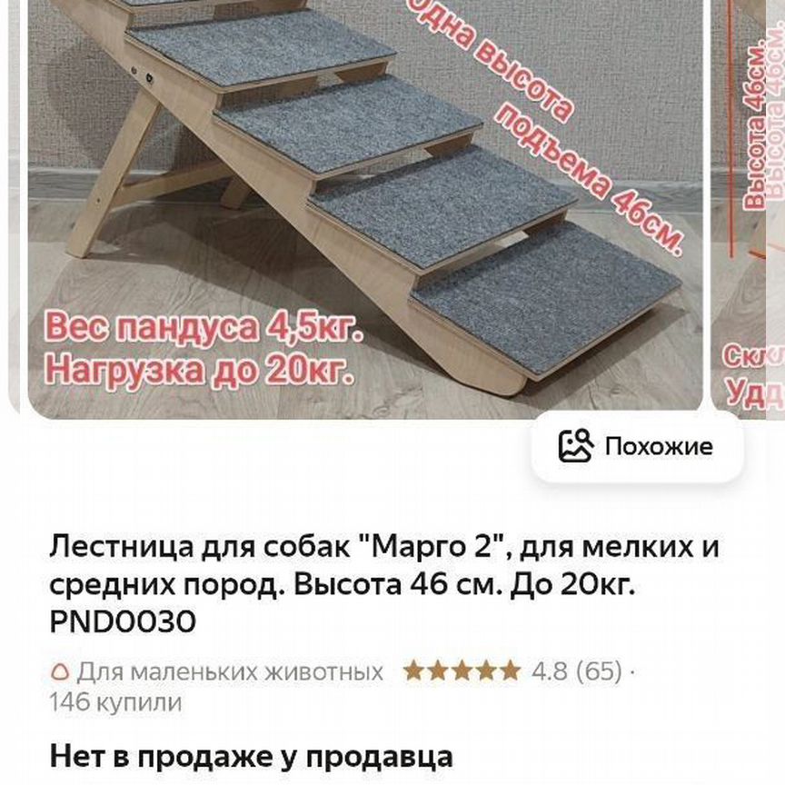 Пандус для собак
