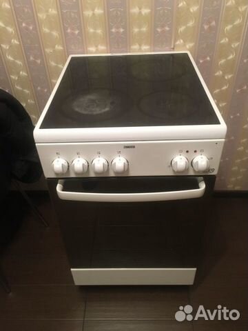 Электроплита "Zanussi" стеклокерамика 4 конфорки купить в Москве ...