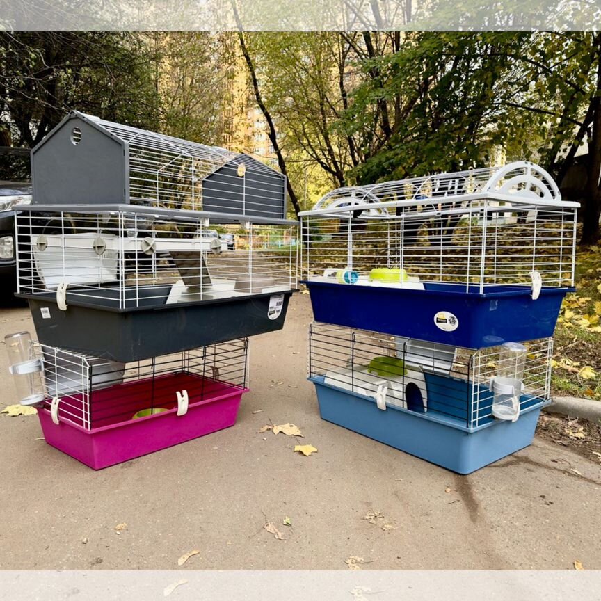 Клетка для морской свинки ferplast кролика ежа гры