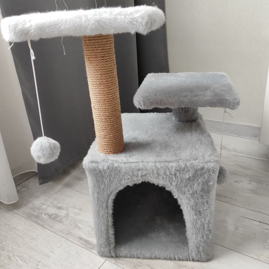 Домик для кошки с когтеточкой