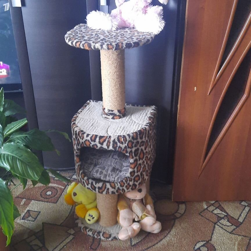 Когтеточка с домиком бу