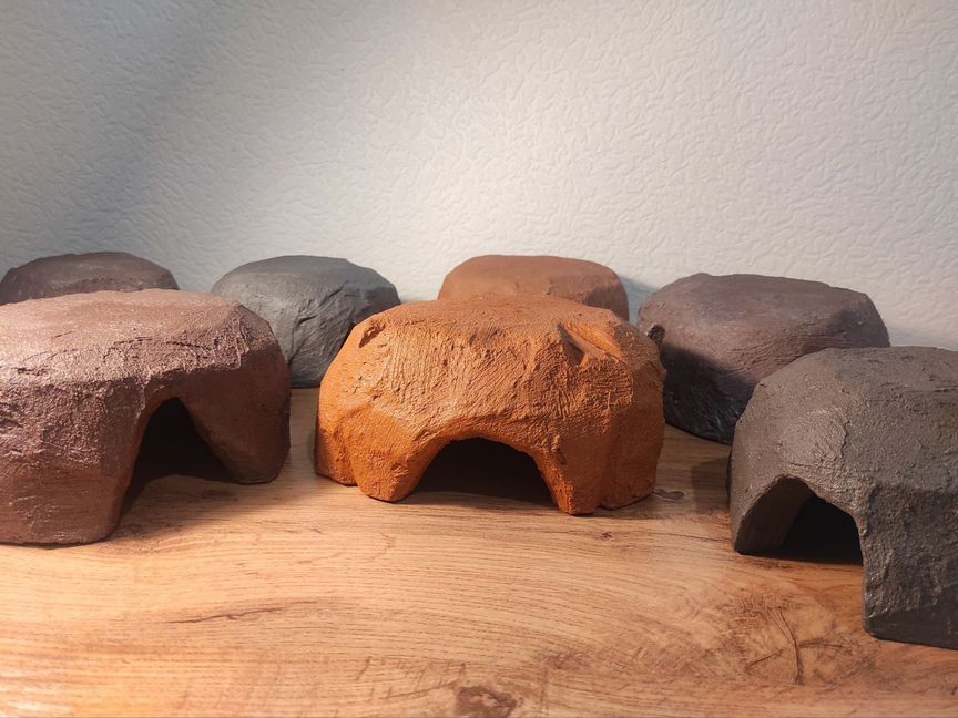 Укрытия для рептилий разных размеров