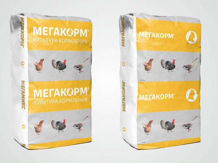 Комбикорм пк12-1 индейки 6-13 нед Мегамикс 25кг