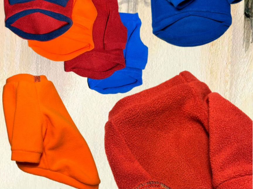 Толстовки для собак и кошек от 2шт (флис, хлопок)