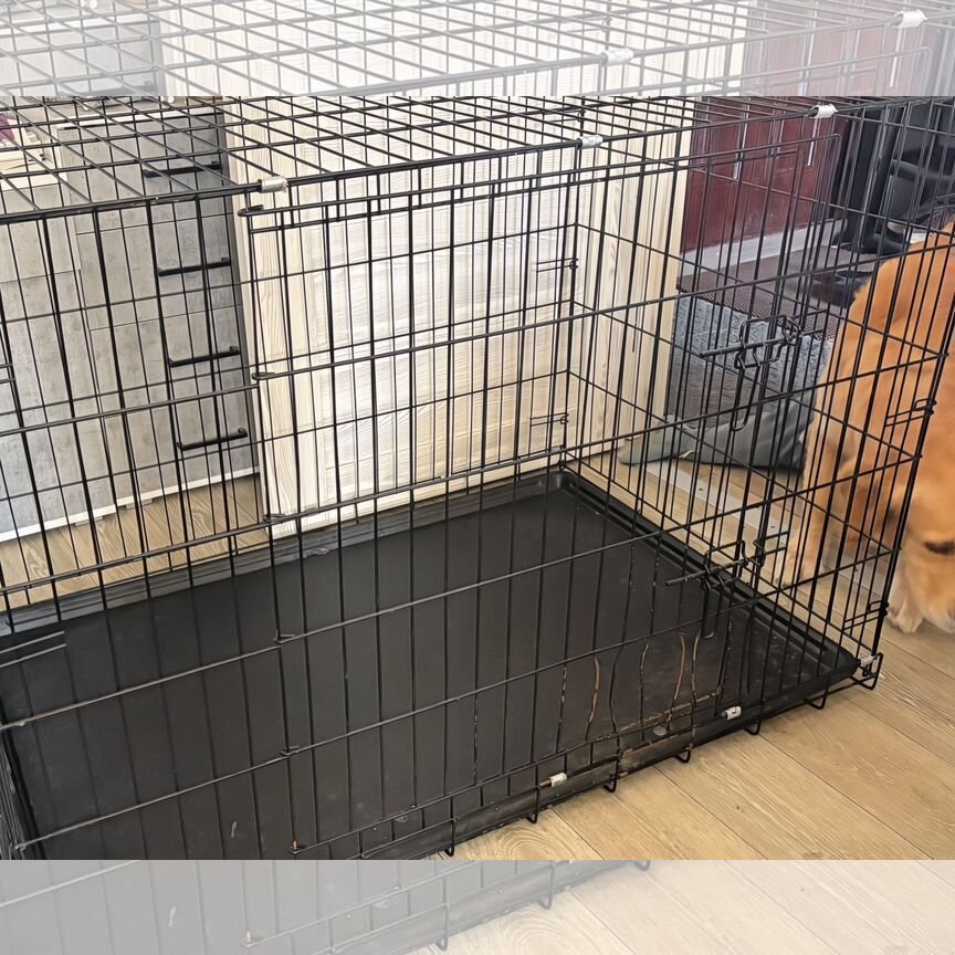 Клетка для собак LEO factory,2 двери