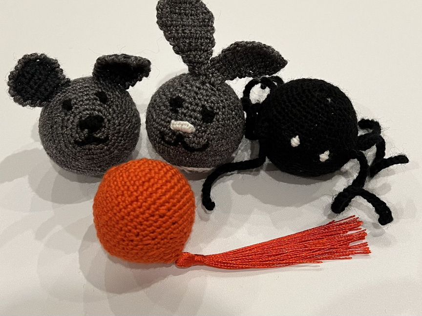 Вязаные игрушки для котят ручной работы