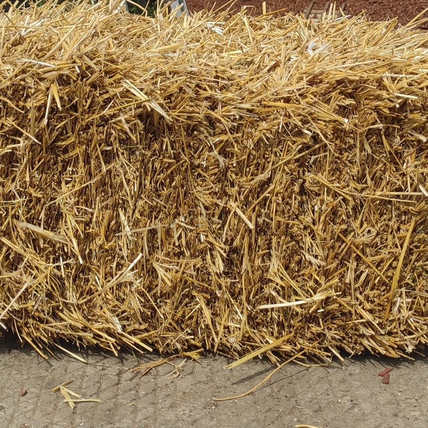 Солома в тюках