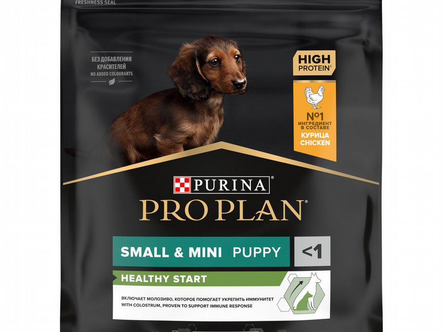 Purina Pro Plan для щенков мелких и карликовых пор