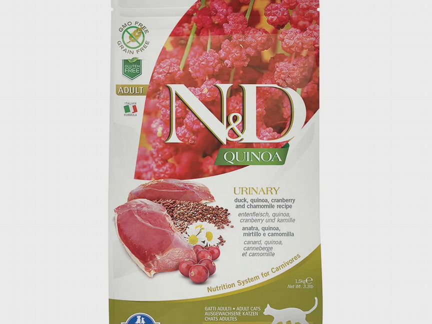 Farmina ND утка и киноа 1.5 кг для кошек