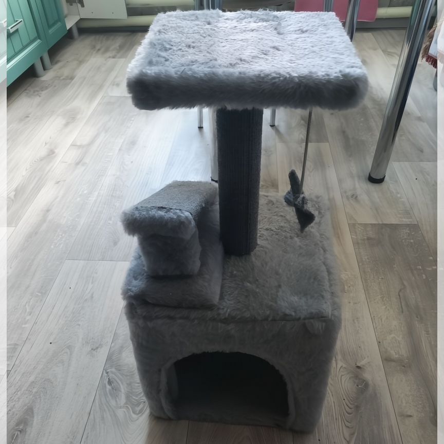 Когтеточка домик для кошки бу