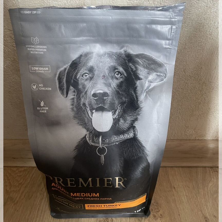 Корм для собак premier индейка 1 кг