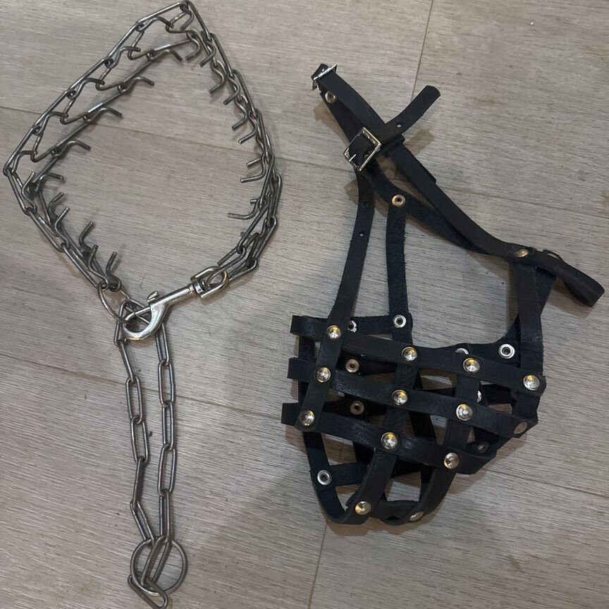 Отдам строгий ошейник и намордник
